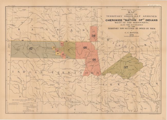 Old World Auctions - Auction 152 - Lot 172 - Map Showing the Territory ...
