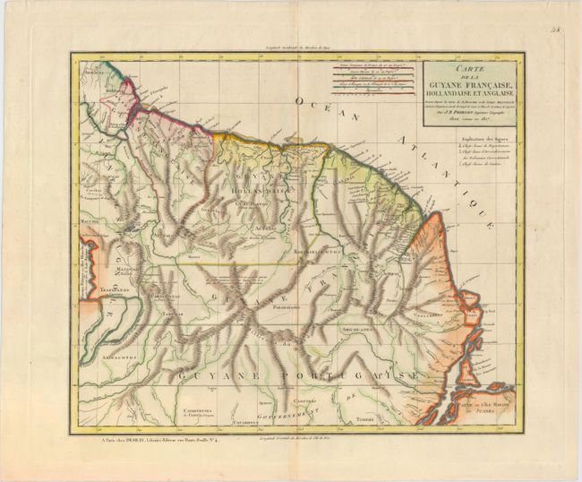 Old World Auctions - Auction 152 - Lot 357 - Carte de la Guyane ...