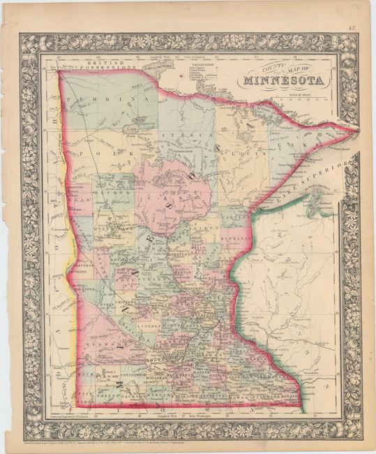 Old World Auctions - Auction 153 - Lot 204 - [Lot of 2] County Map of ...
