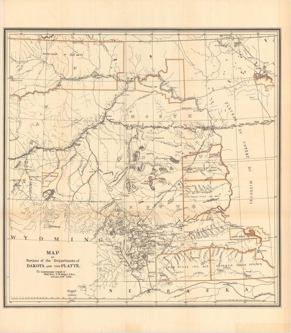 Wounded Knee Massacre Map