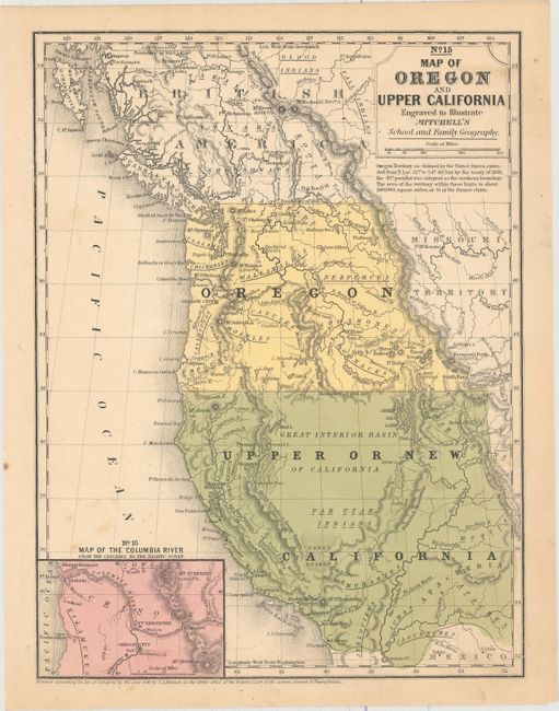 Old World Auctions - Auction 156 - Lot 227 - No. 15 Map of Oregon and ...