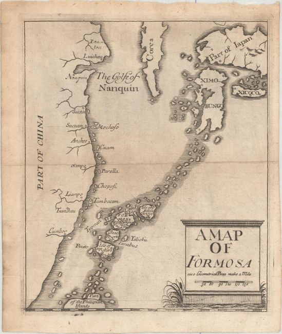 Old World Auctions - Auction 156 - Lot 663 - A Map of Formosa [with] An ...