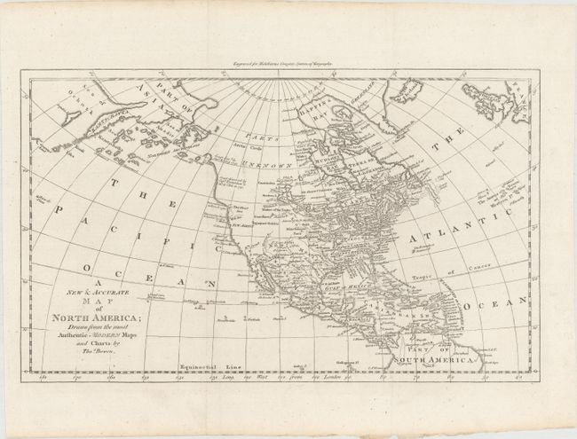 "A New & Accurate Map of North America; Drawn from the Most" by Bowen ...
