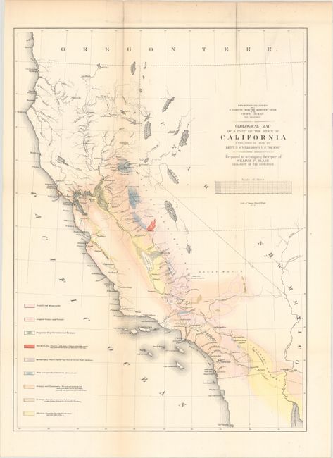 Old World Auctions - Auction 160 - Lot 246 - Geological Map of a Part ...