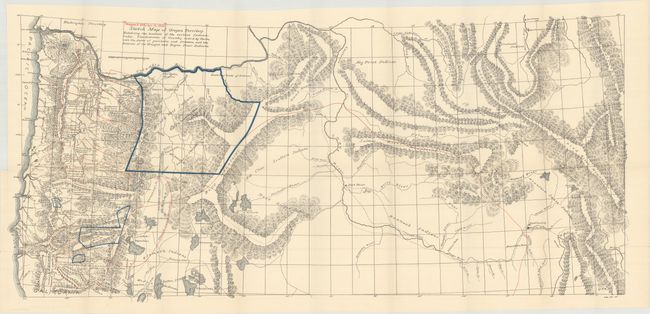 Old World Auctions - Auction 162 - Lot 224 - Sketch Map of Oregon ...
