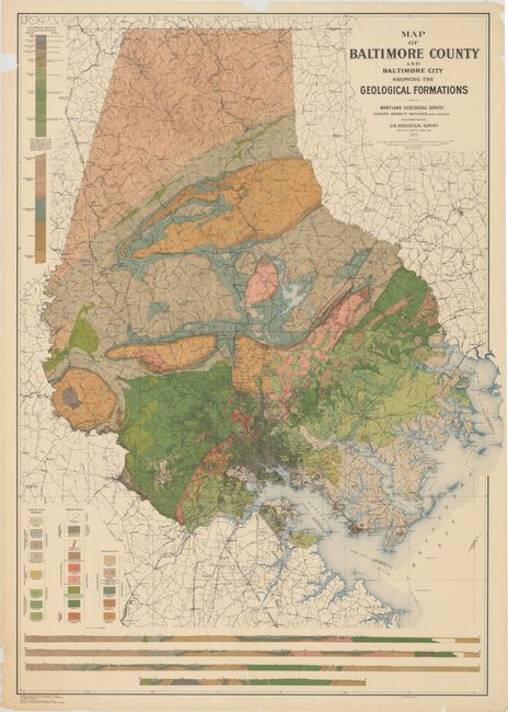 Old World Auctions - Auction 162 - Lot 257 - [Lot of 9 - Geologic Maps ...