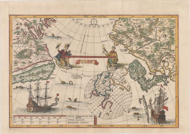 "[North Pacific Ocean] Fol. I.D. Fig." by Scherer, ca. 1700