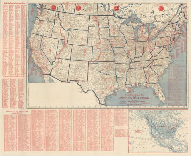 Old World Auctions - Auction 170 - Lot 125 - [Lot of 3] Radio Map of ...