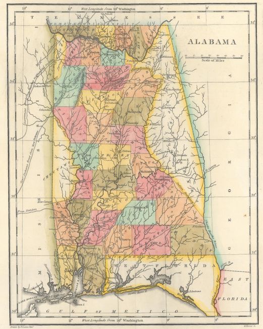 "Geographical, Statistical, and Historical Map of" by Carey & Lea, ca. 1822