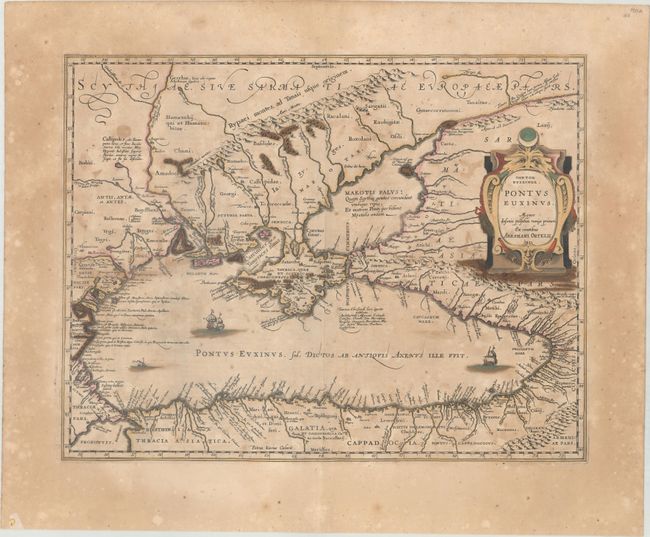 "Pontus Euxinus. Aequor Iasonio Pulsatum Remige" by Jansson, ca. 1662