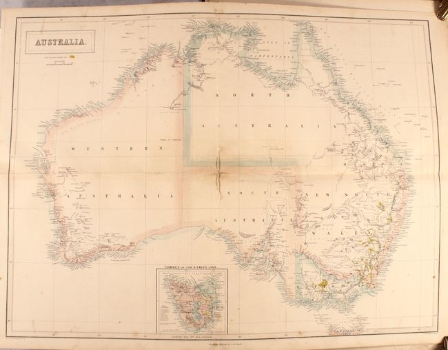 Old World Auctions - Auction 178 - Lot 545 - Atlas of Australia with ...