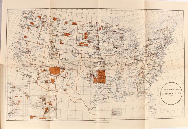 "Map Showing Indian Reservations Within the Limits of the" by , ca. 1914