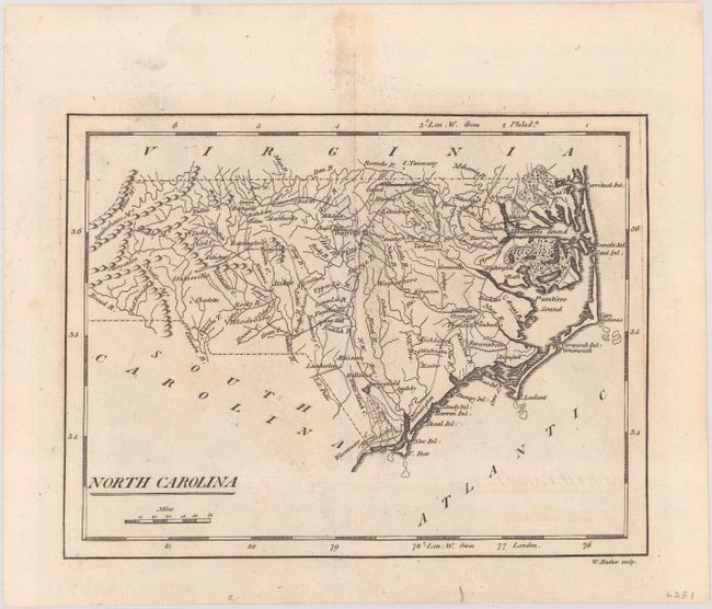 "North" by Carey, ca. 1801