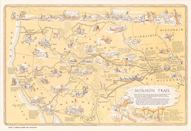 Old World Auctions - Auction 182 - Lot 208 - [Lot of 2] Mormon Trail ...