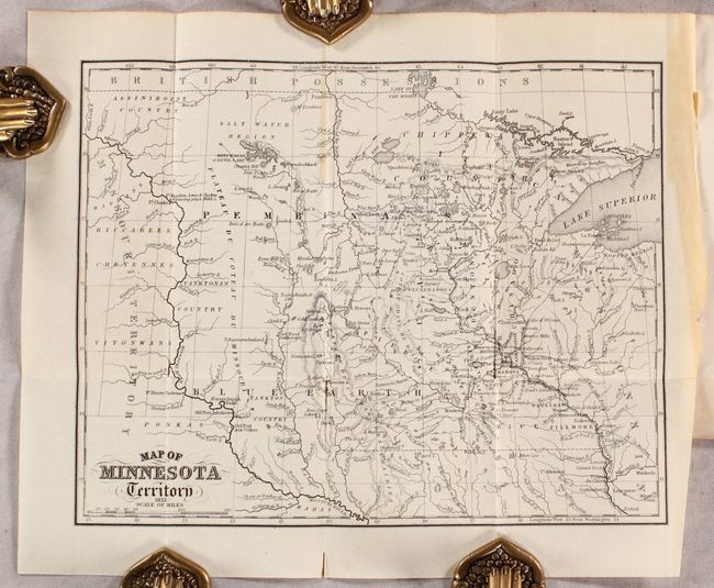 "Map of Minnesota Territory [in] The Minnesota Year Book for" by