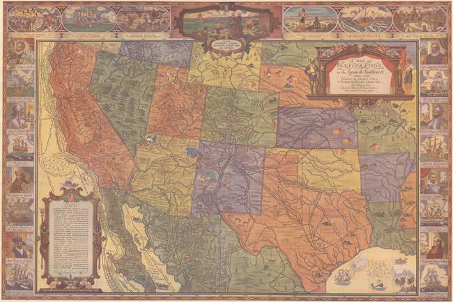 Old World Auctions - Auction 182 - Lot 366 - A Map of Exploration in ...