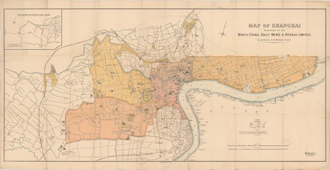 Old World Auctions - Auction 182 - Lot 682 - Map of Shanghai Published ...