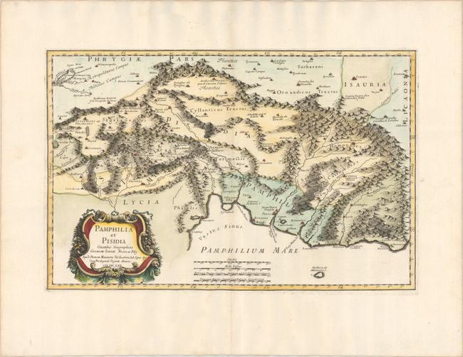 Map Of Ancient Pamphylia
