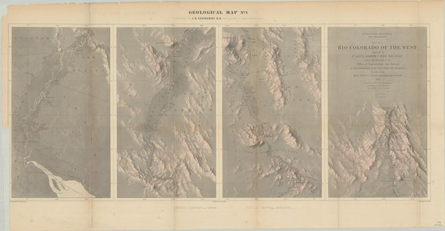Old World Auctions - Auction 187 - Lot 209 - [Lot of 2] Geological Map No. 1. [and] Geological ...