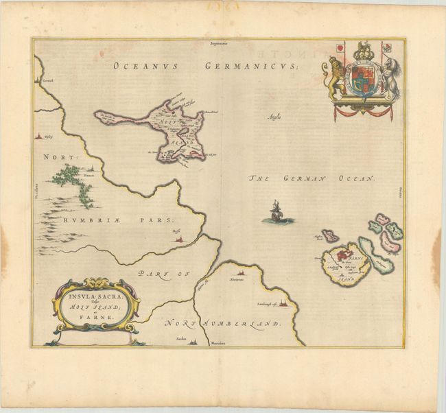 "Insula Sacra; Vulgo Holy Island; et" by Blaeu, ca. 1645