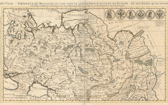 "Carte Generale des Etats du Czar Empereur de Moscovie ou" by Chatelain ...