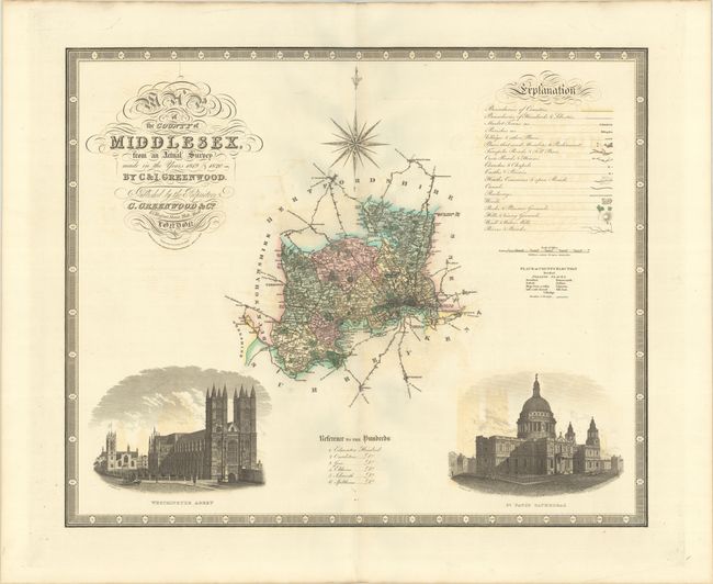 Old World Auctions - Auction 189 - Lot 381 - Map of the County of ... Old World Auctions - Auction 189 - Lot 381 - Map of the County of ...