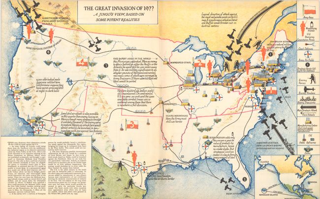 "The Great Invasion of 19?? A Jingo's View, Based on Some" by , ca. 1935