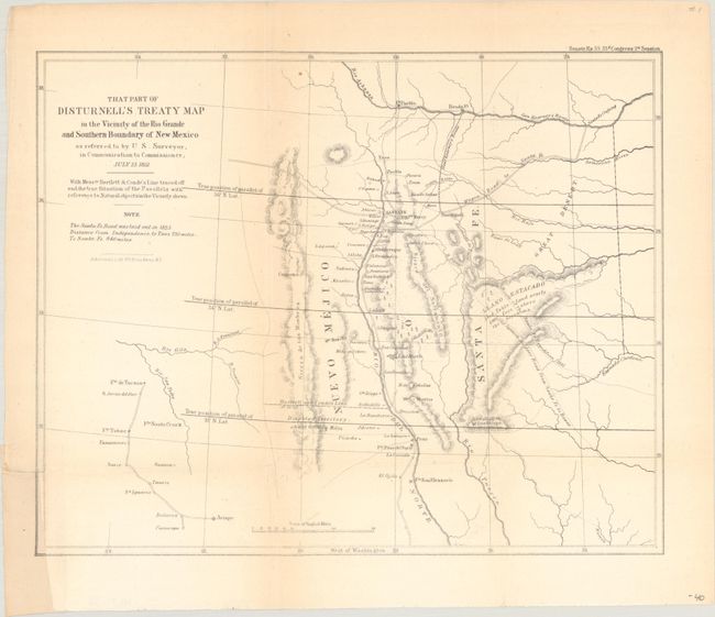 Old World Auctions - Auction 192 - Lot 214 - That Part of Disturnell's ...