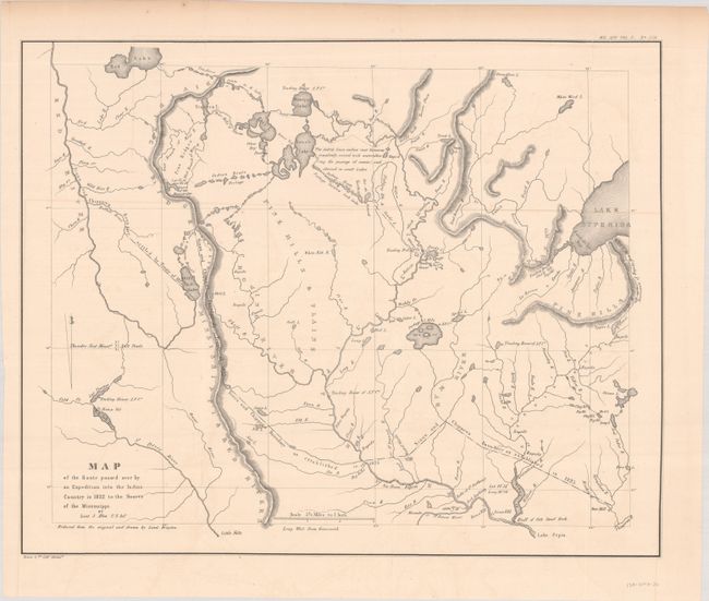 "Map of the Route Passed Over by an Expedition Into the" by Allen, ca. 1860