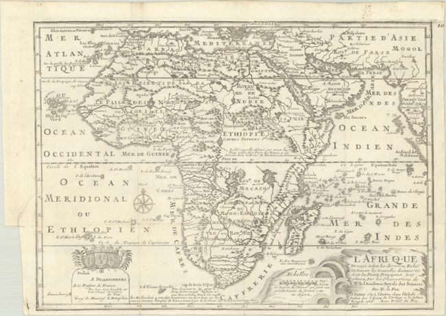 "L'Afrique Dressee Selon les Dernieres Relat. et Suivant les" by Fer ...