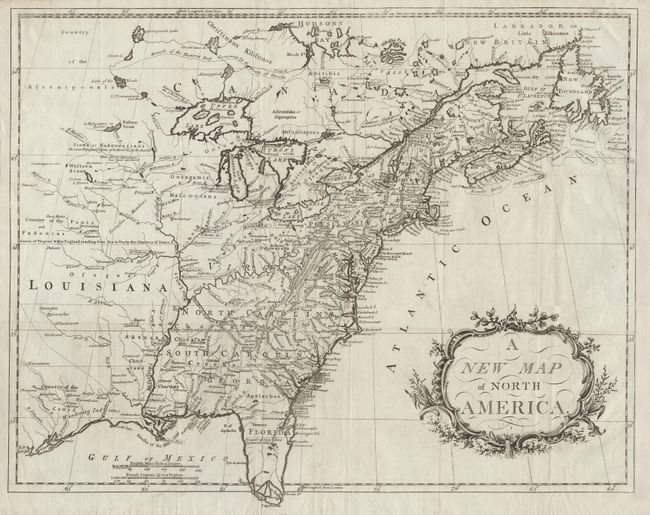 "A New Map of North" by Anonymous, ca. 1779