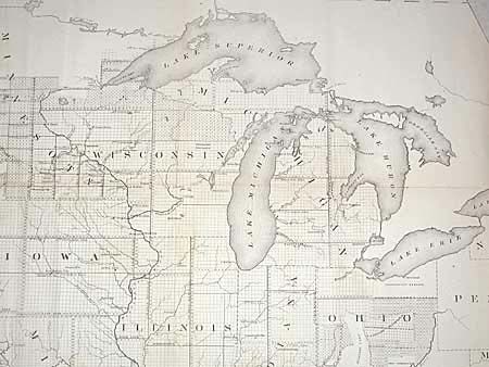 "Map of the Public Land States and Territories constructed" by General ...